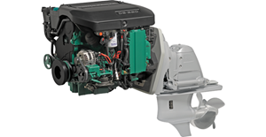 Volvo Penta D4-225 Aquamatic Sterndrive marine diesel engine 225hp ...