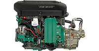Volvo Penta D3-200 marine diesel engine 200hp - French Marine Motors Ltd