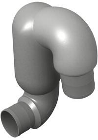 Vetus Gooseneck LT 65-65 / LT 75 / LT 90-90 / LT102 / LT110 / LT127 ...